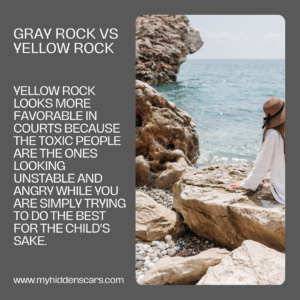 How do Gray Rock and Yellow Rock Communication Methods help with a high ...